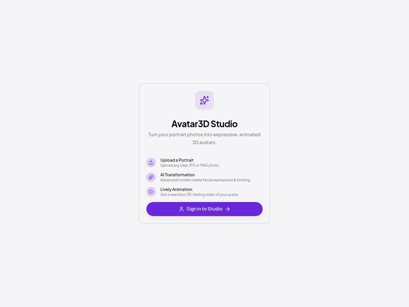 Avatar3D AI Studio