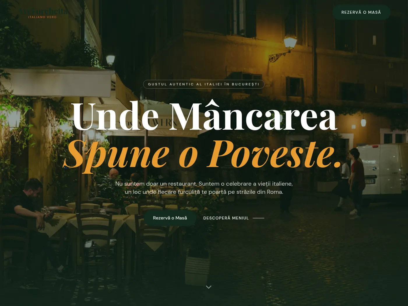 AveForchetta Homepage Reimagined