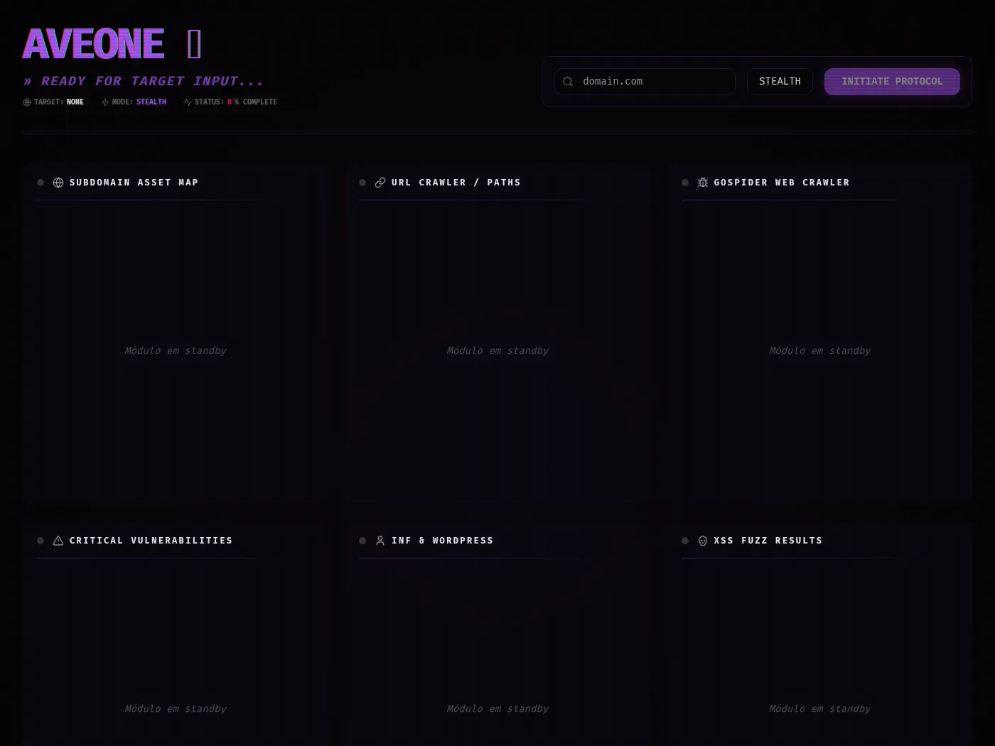 AveOne Recon Dashboard