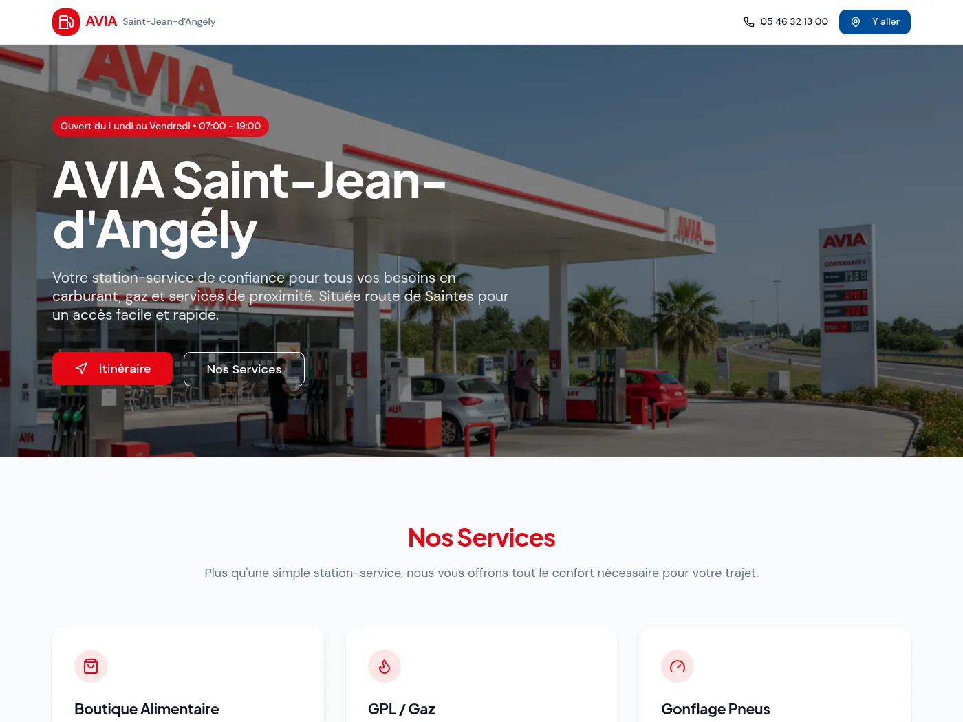 Avia Location Page