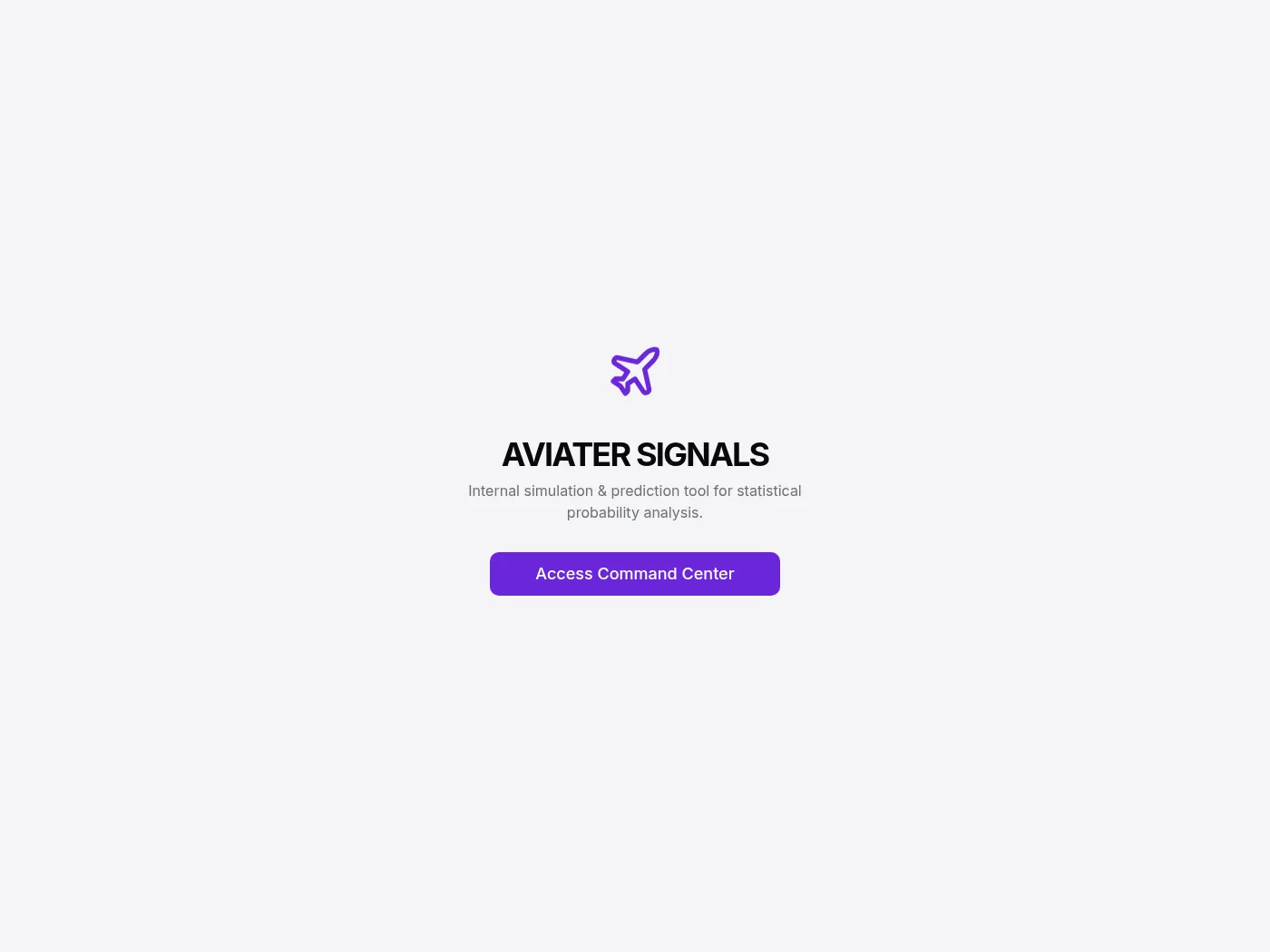 Aviater Signal Predictor