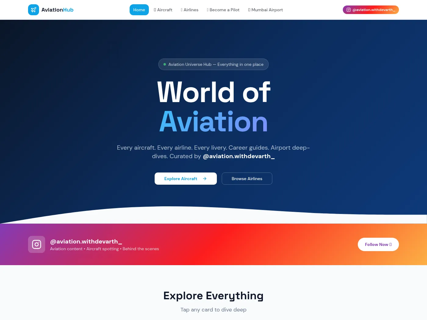 Aviation Universe Hub