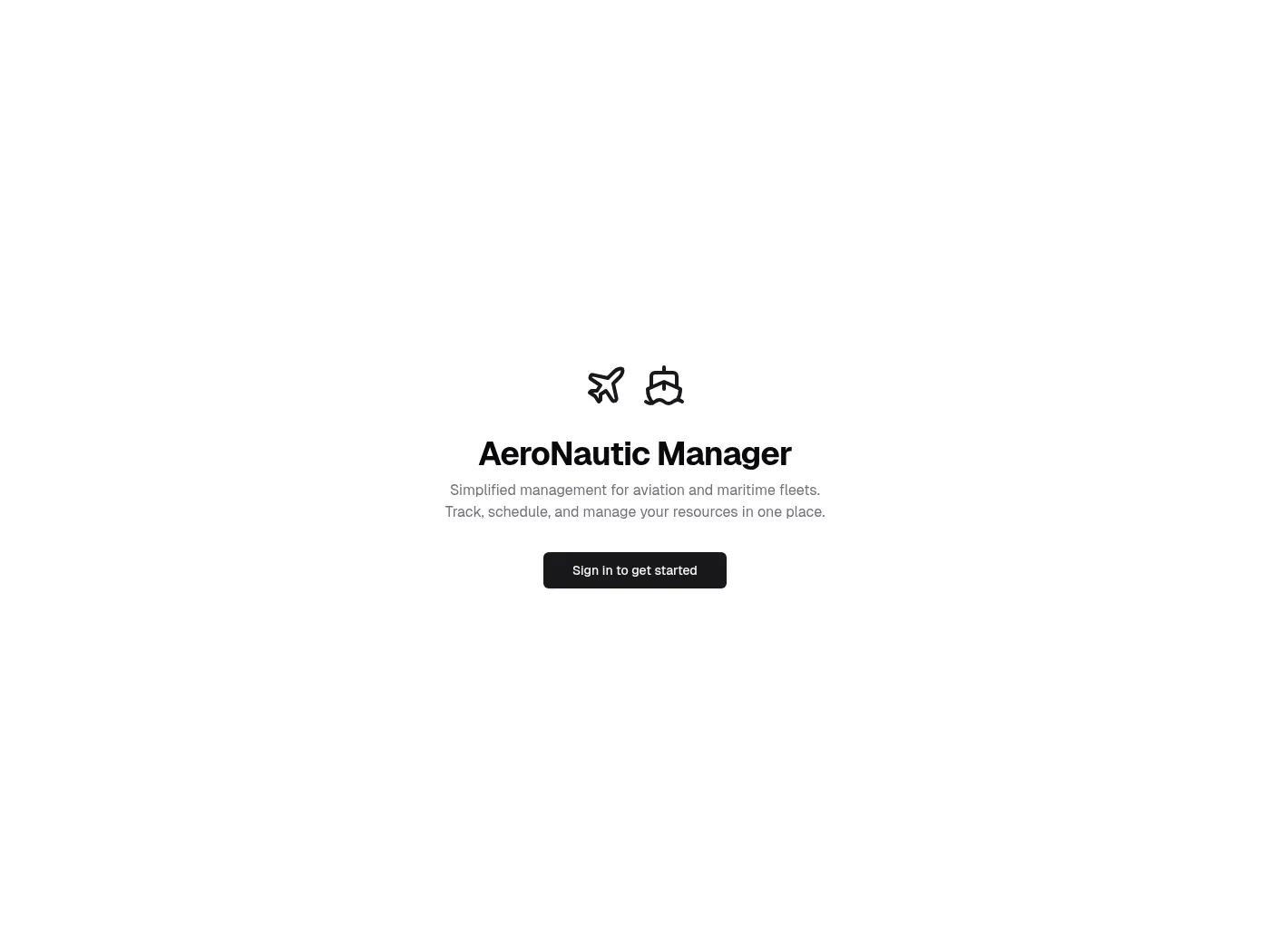 AeroNautic Manager