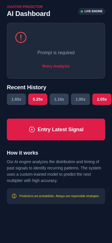 Aviator AI Predictor