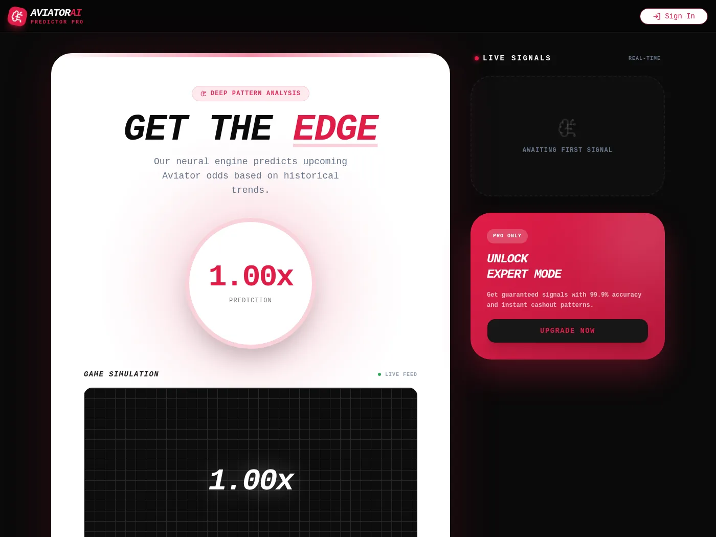 Aviator Odds Predictor
