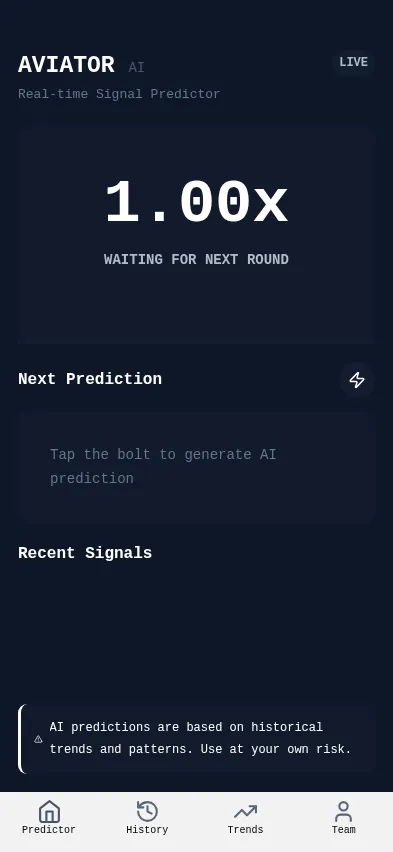 Aviator AI Predictor