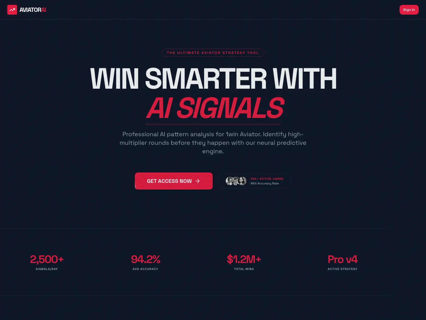 Aviator Pre-Signal AI