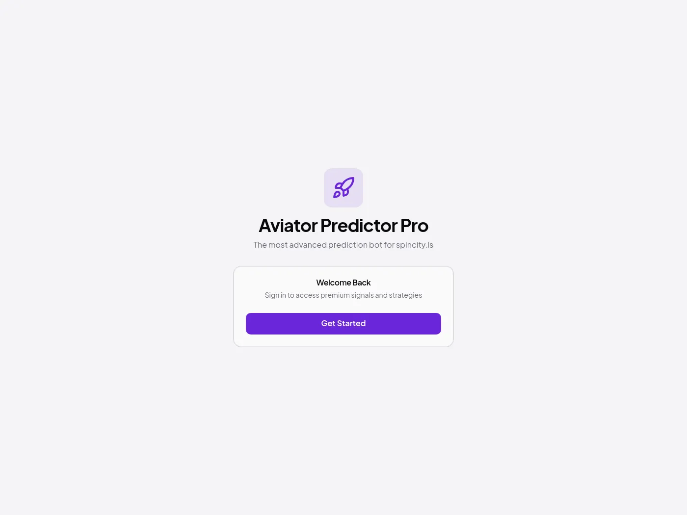 Aviator Predictor Bot