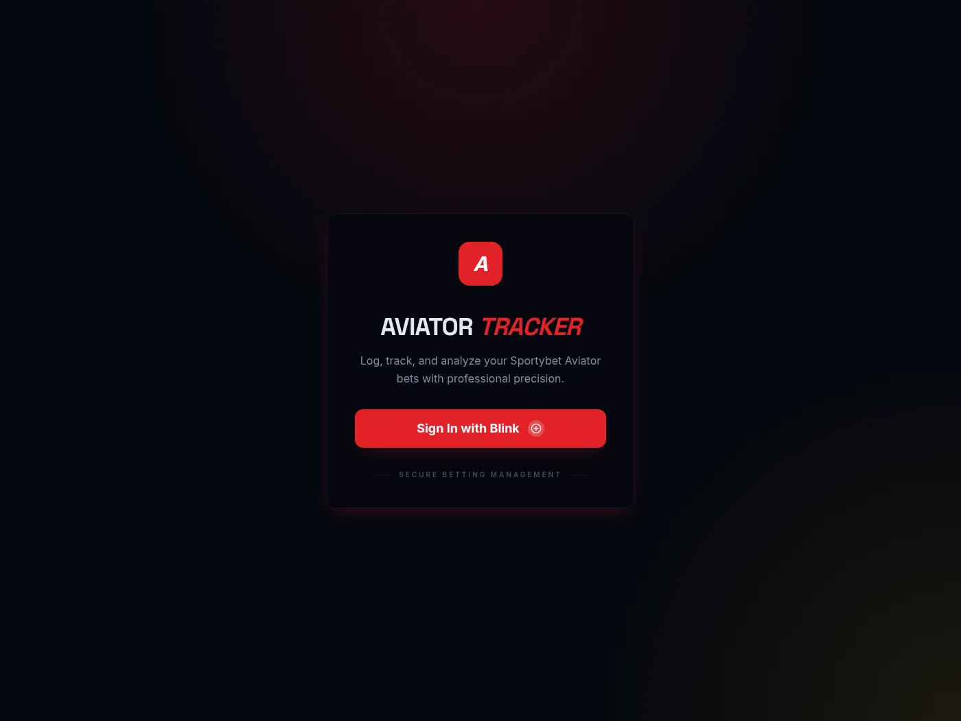 Aviator Bet Tracker