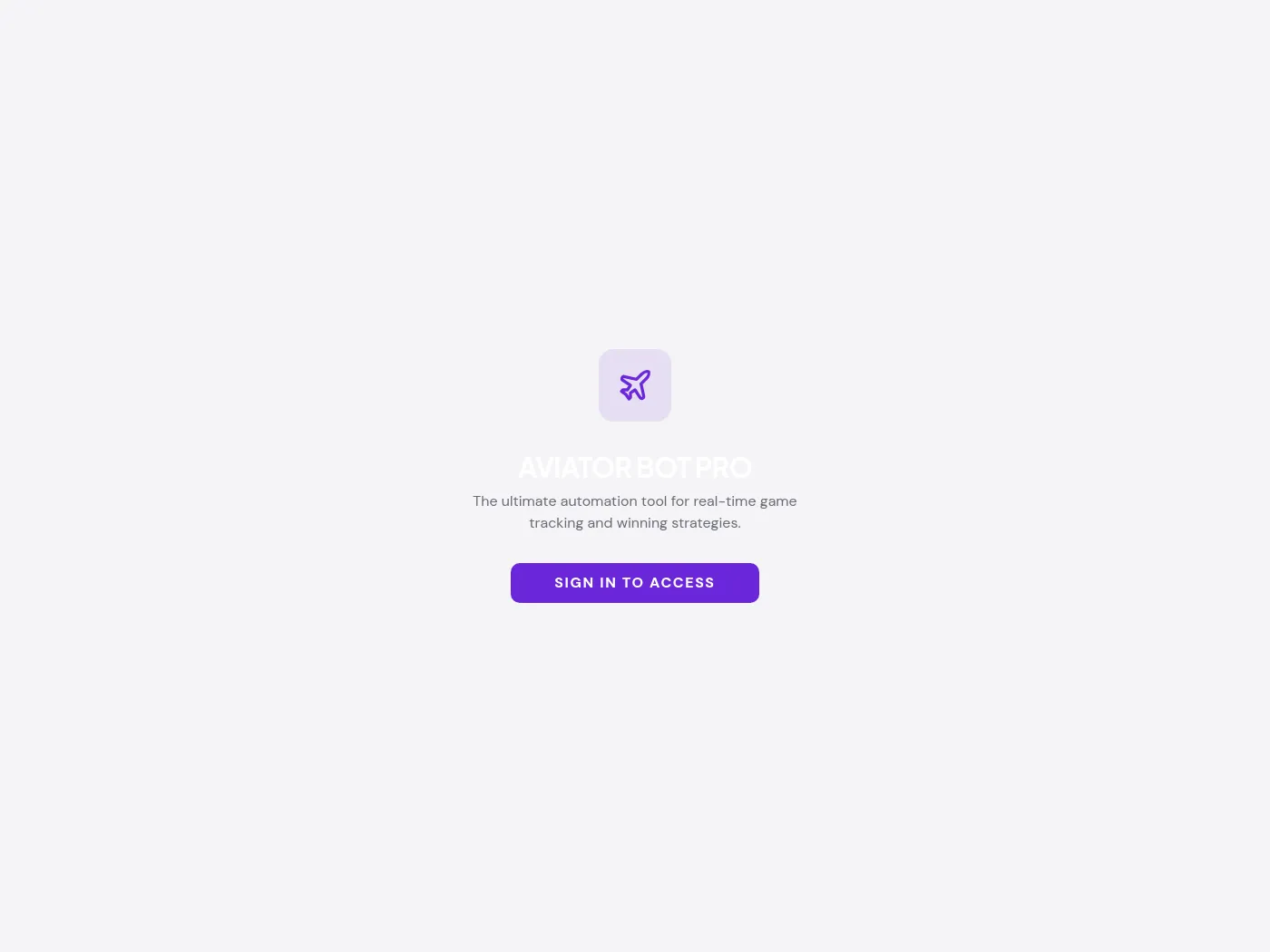 Aviator Bot Tool