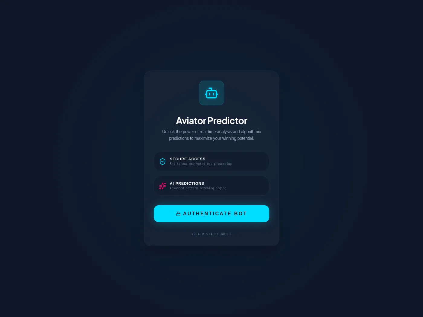 Aviator Win Predictor