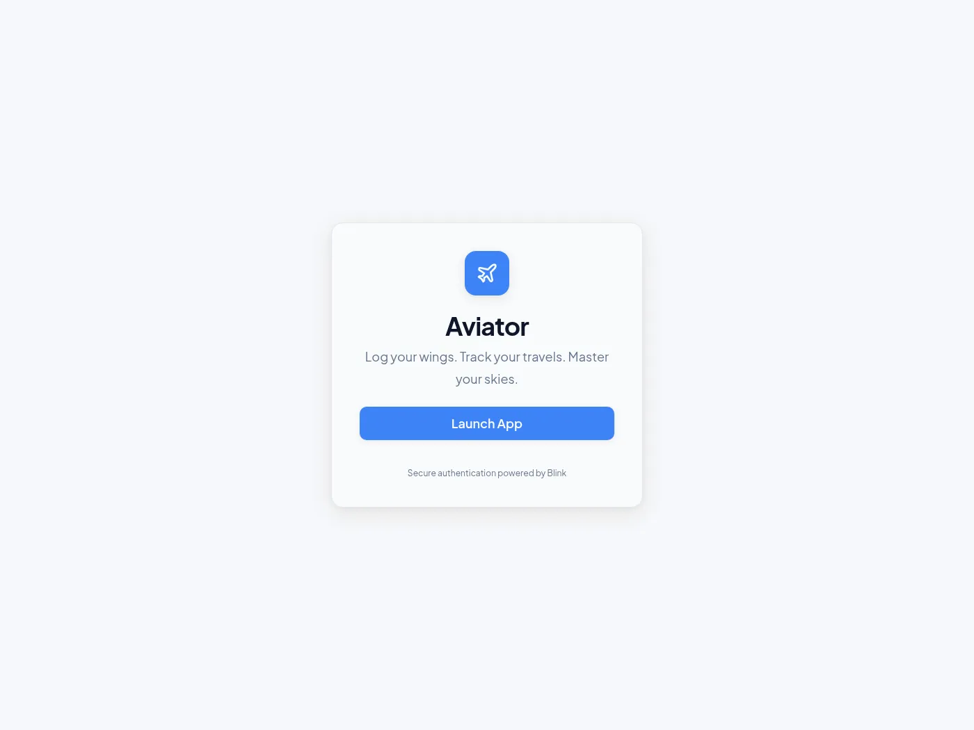 Aviator Dashboard