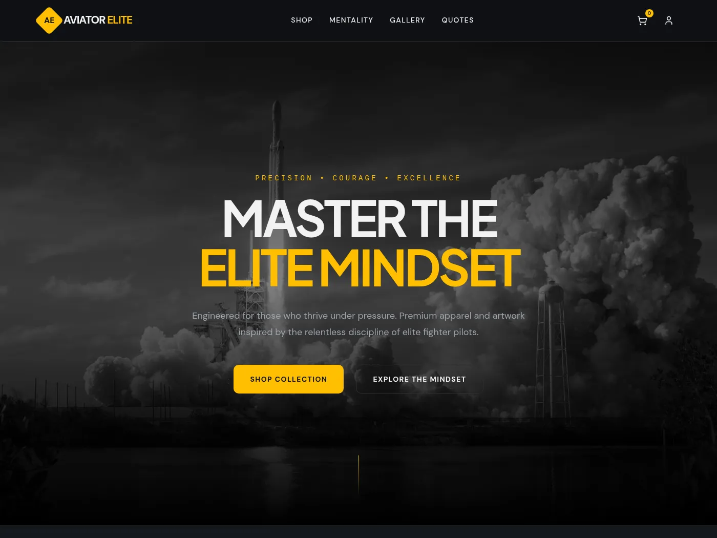 Aviator Elite Storefront