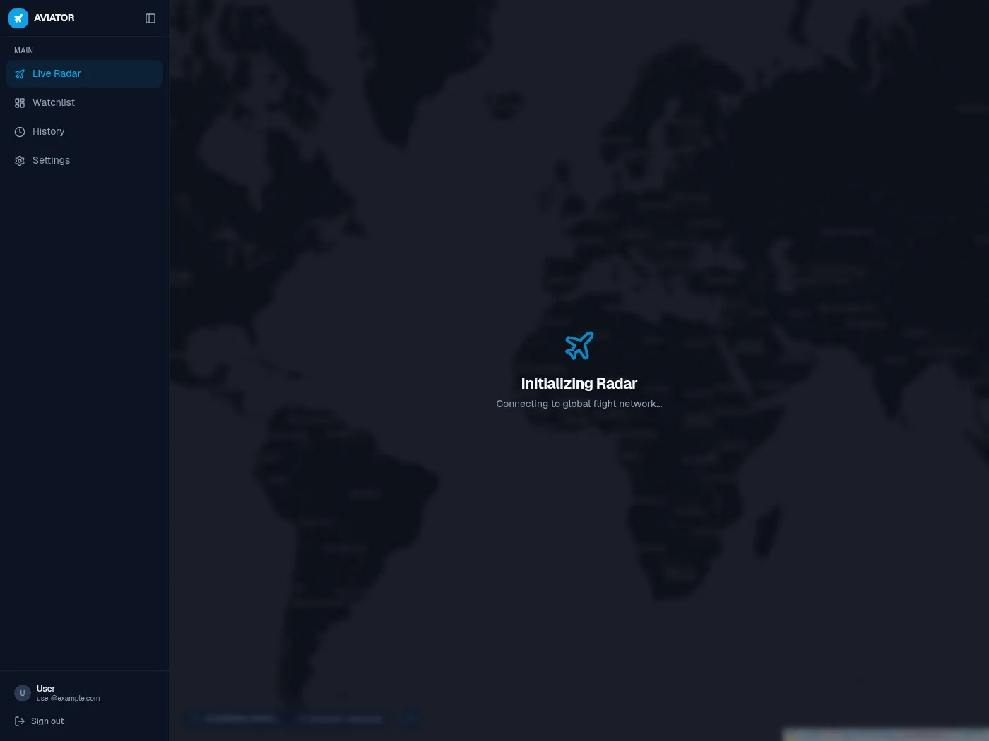Aviator Flight Tracker