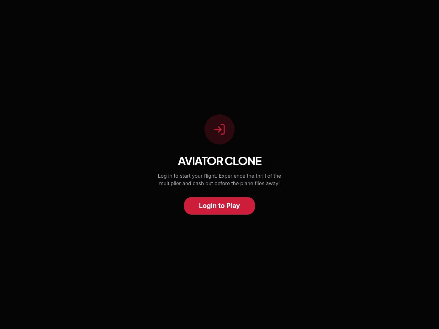 Aviator Game Clone