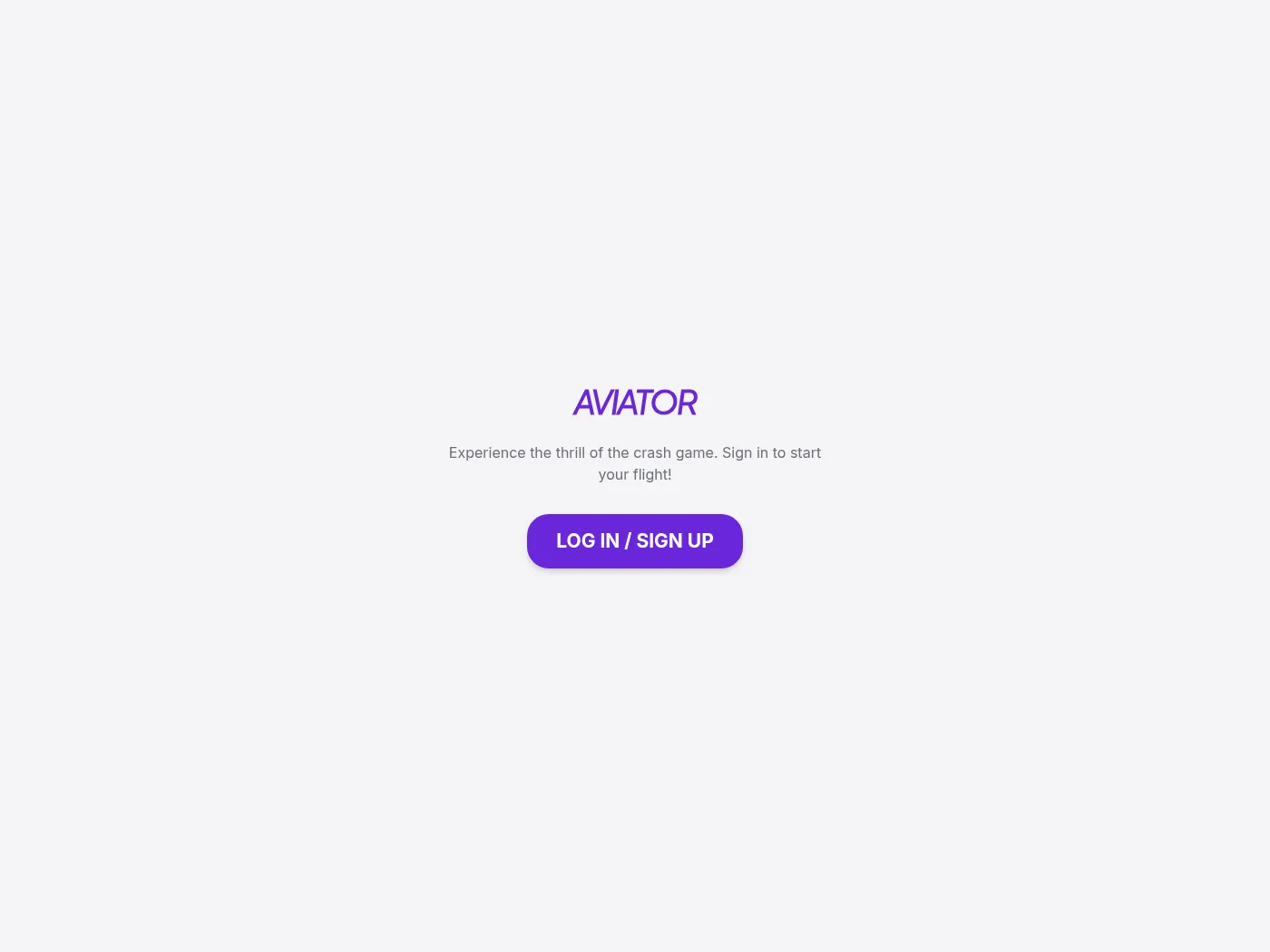 Aviator Inspired Site
