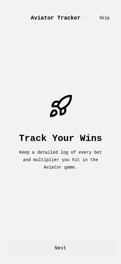 Aviator Game Tracker