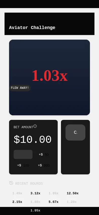Aviator Game Challenge