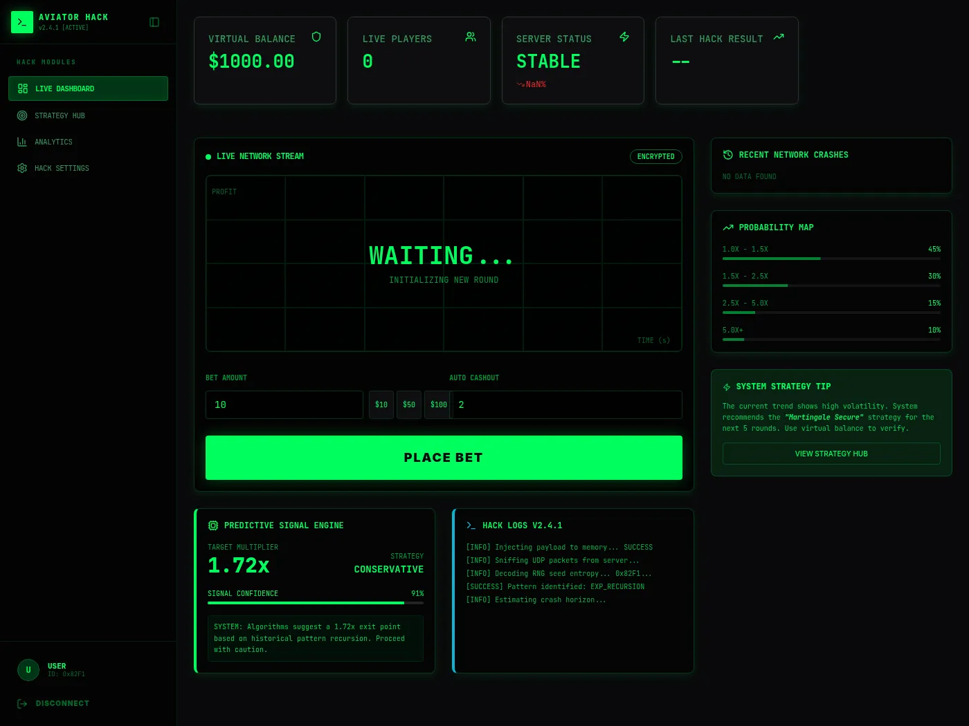 Aviator Hack Suite