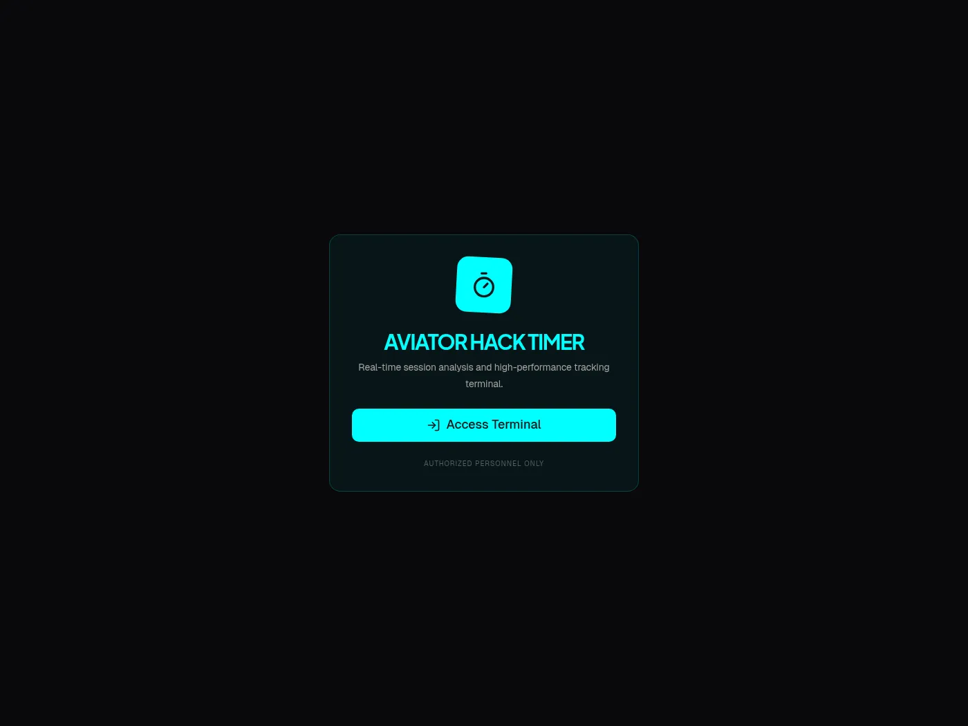 Aviator Hack Timer