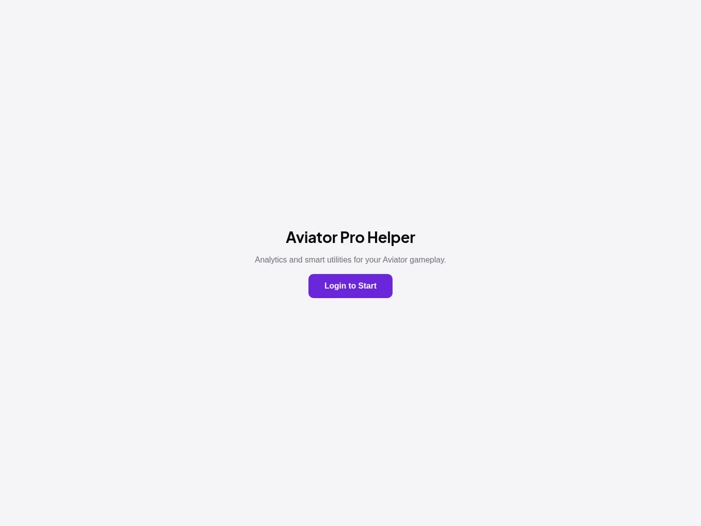 Aviator Helper Pro