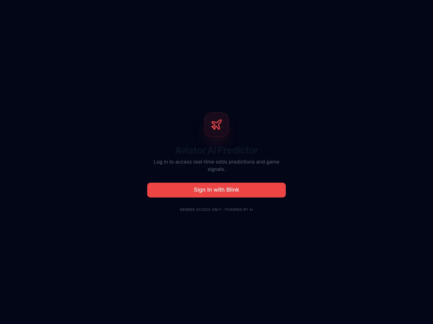 Aviator Odds Predictor
