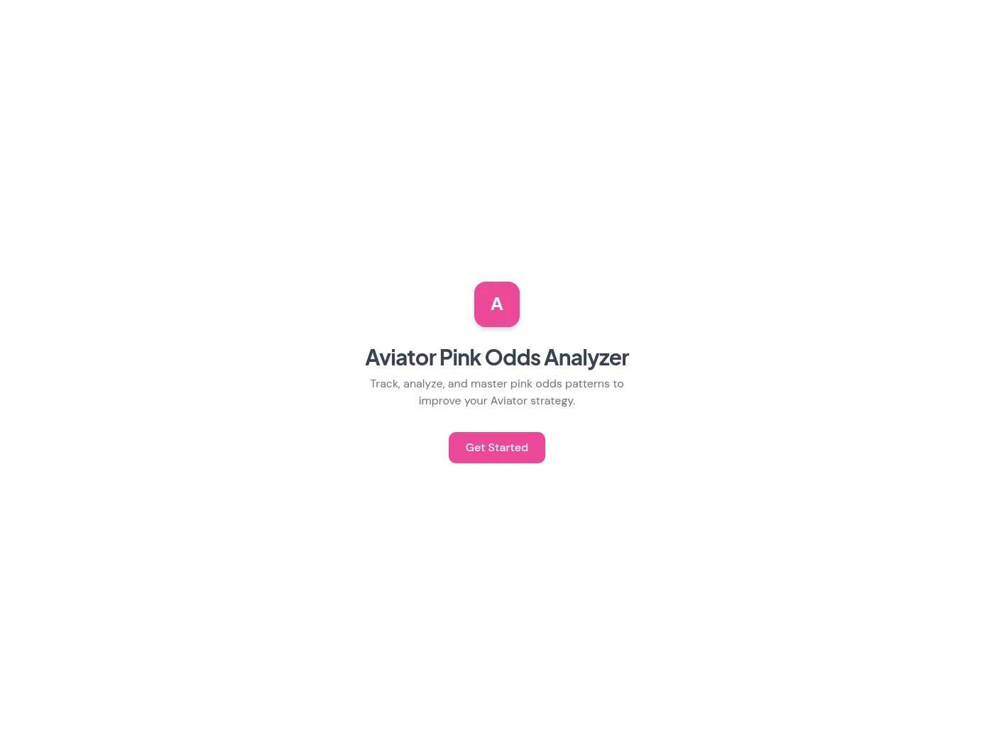 Aviator Pink Odds Analyzer