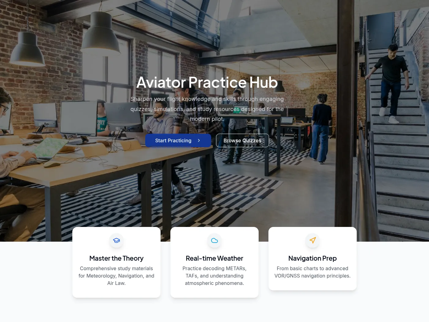 Aviator Practice Hub
