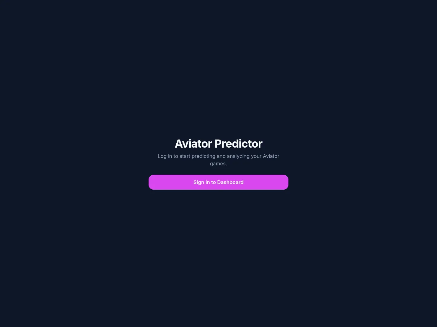 Aviator Predictor