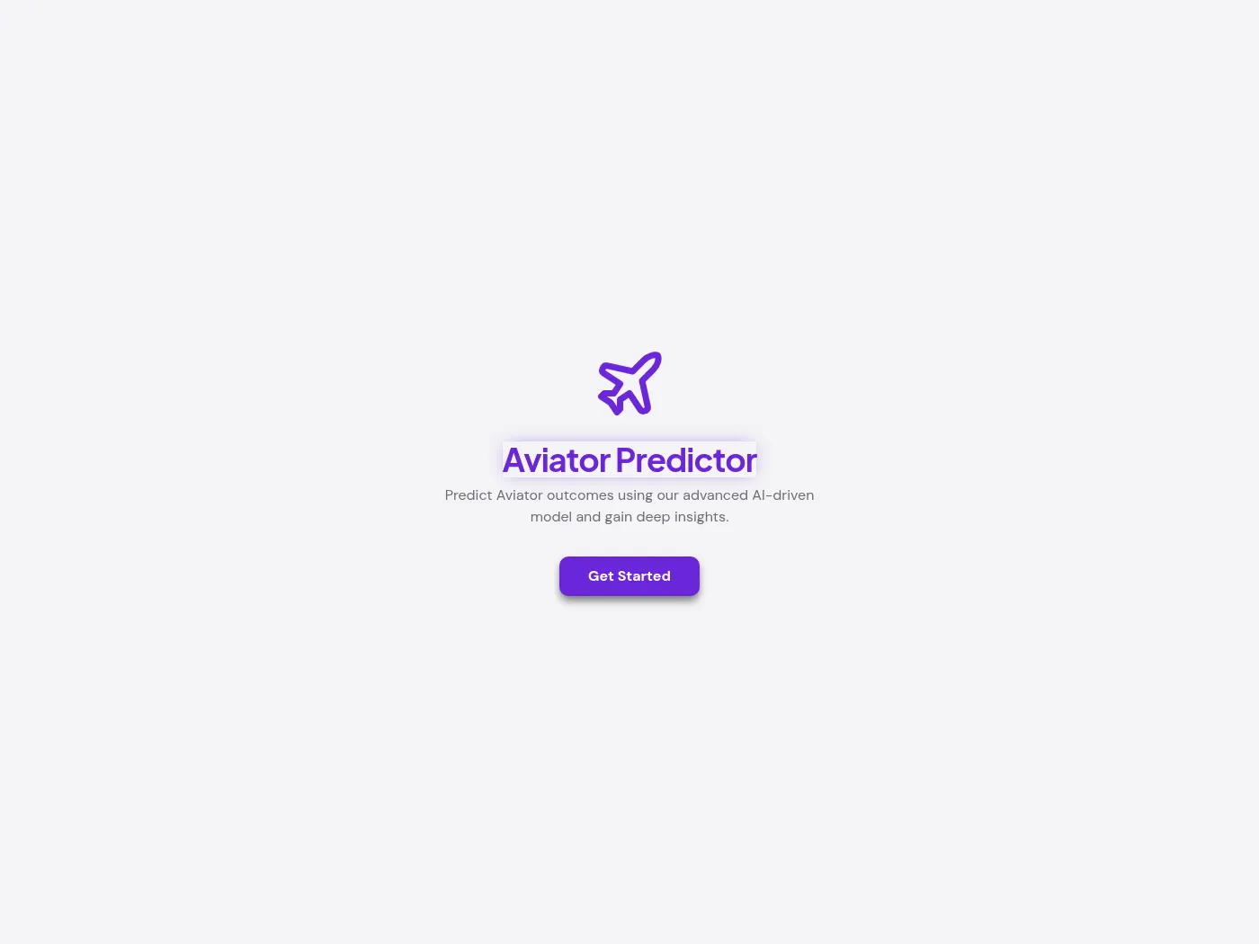 Aviator Game Predictor