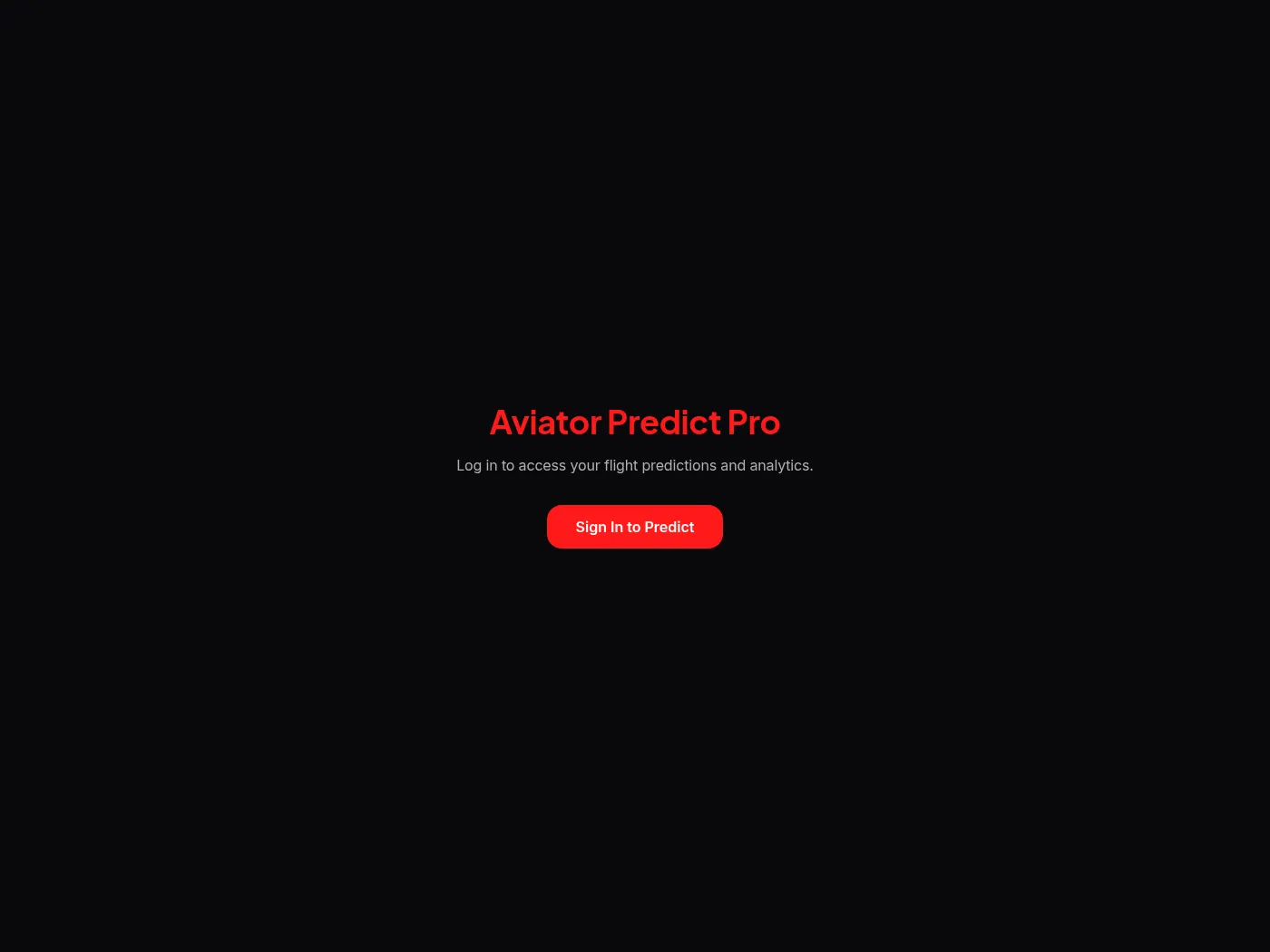 Aviator Predict Pro