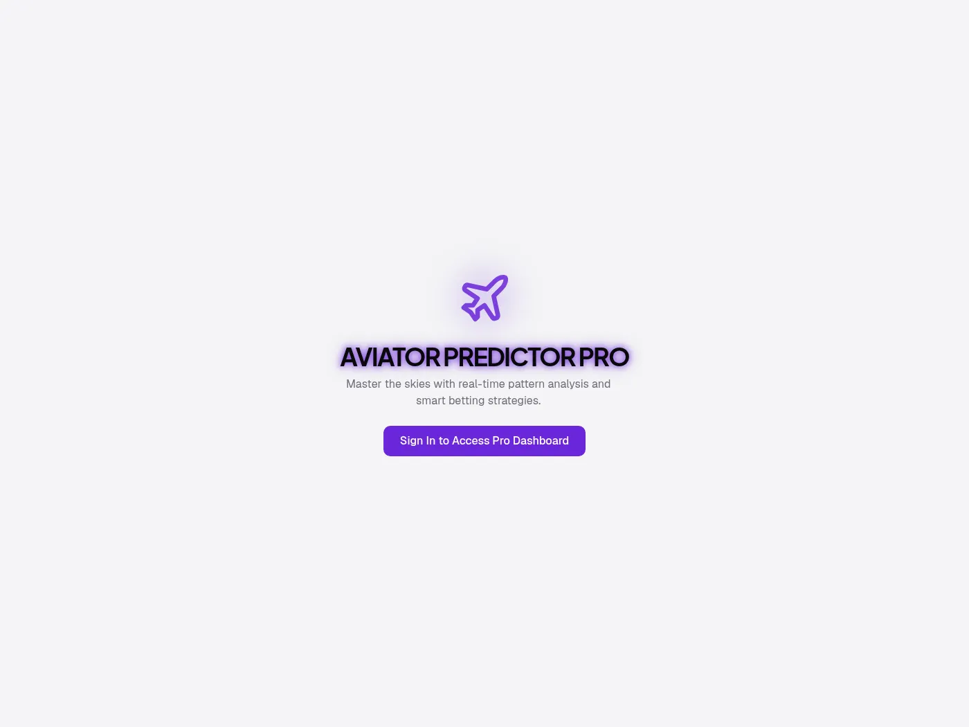 Aviator Predictor App