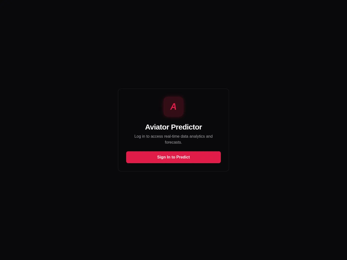 Aviator Predictor