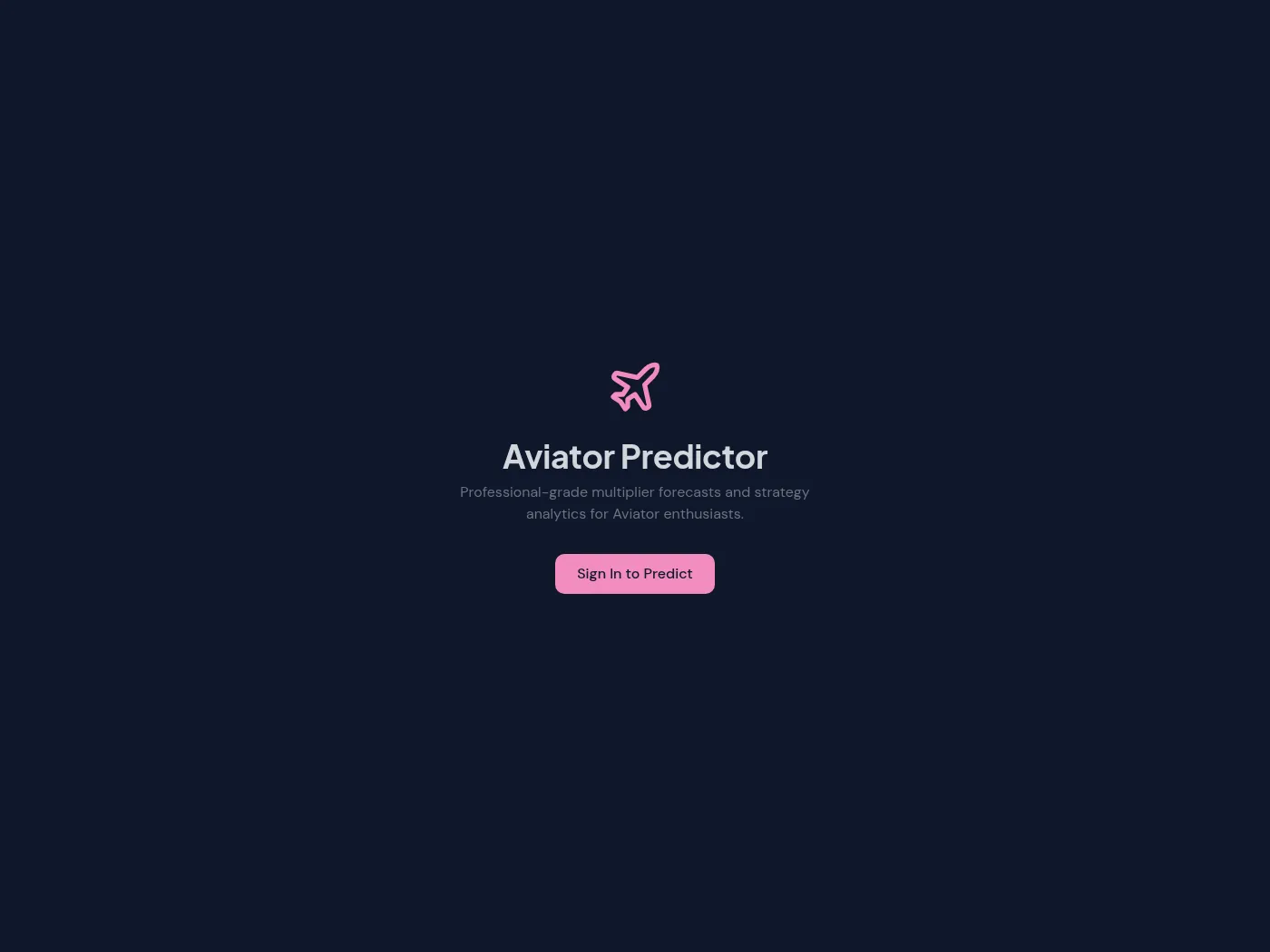 Aviator Predictor App
