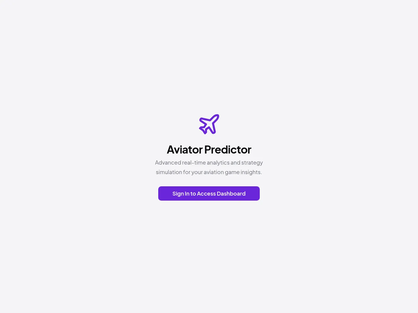 Aviator Predictor
