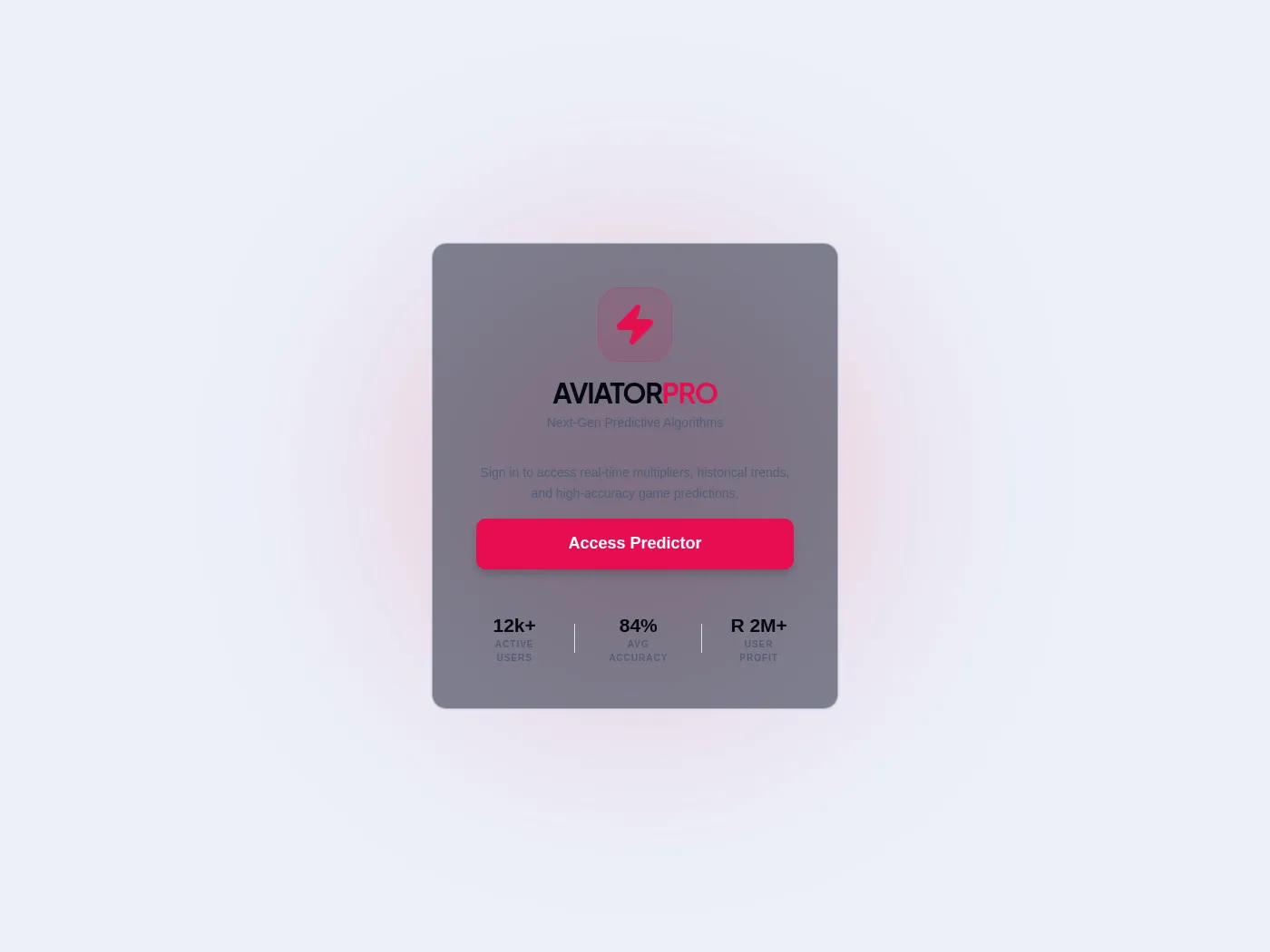 Aviator Predictor App