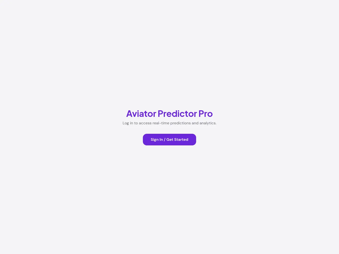 Aviator Predictor Pro