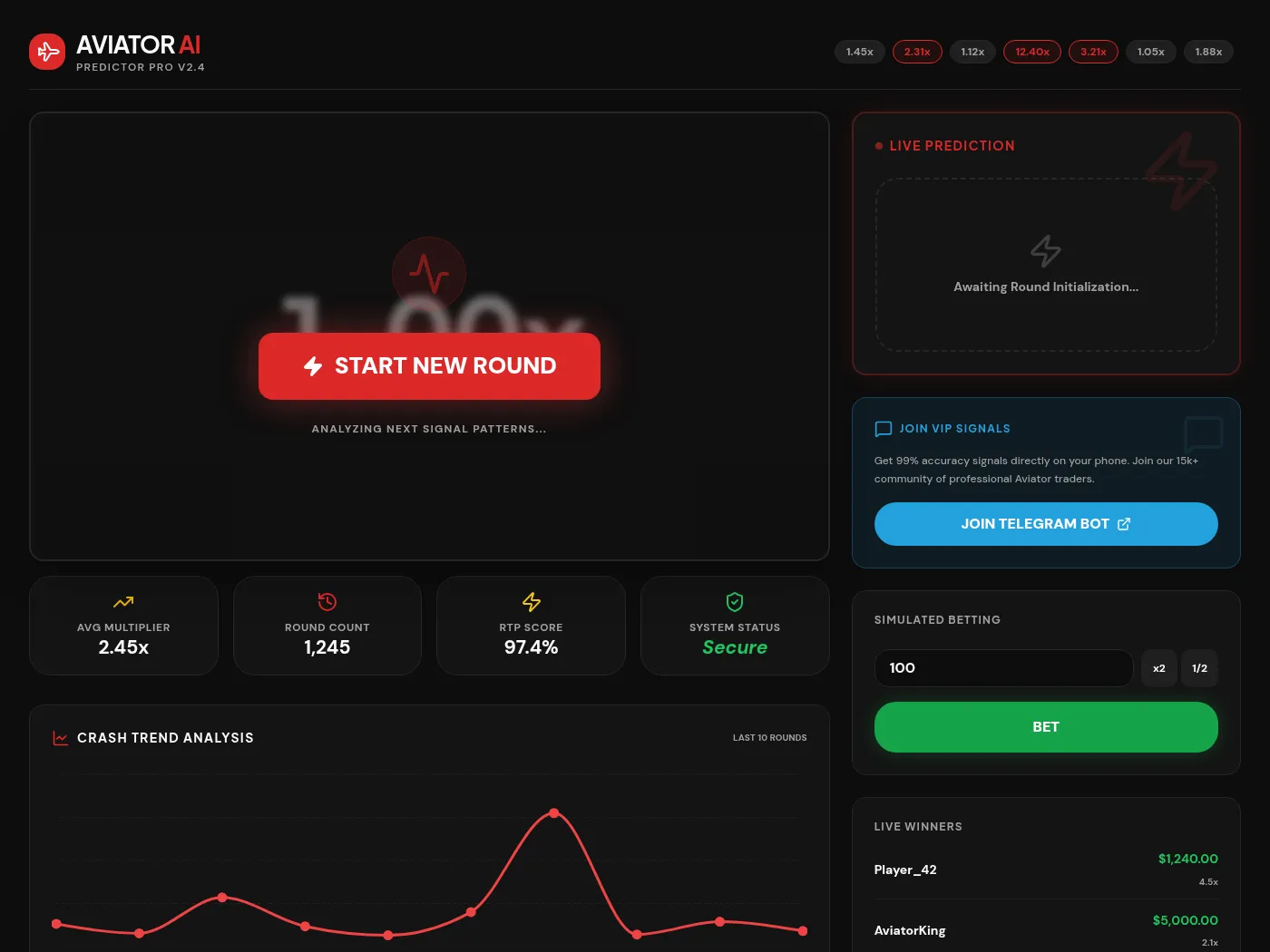 Aviator Predictor Bot