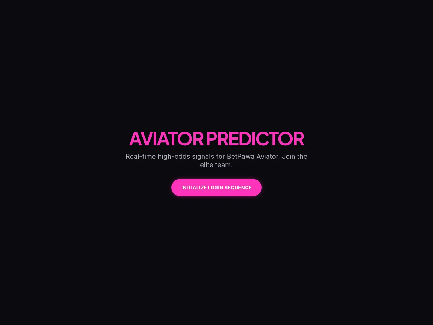 Aviator Predictor Bot