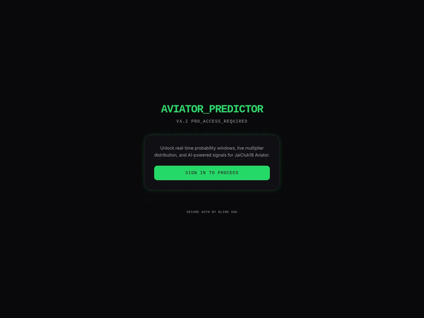 Aviator Predictor Bot