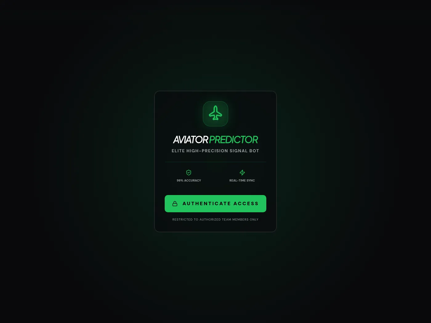 Aviator Predictor Bot