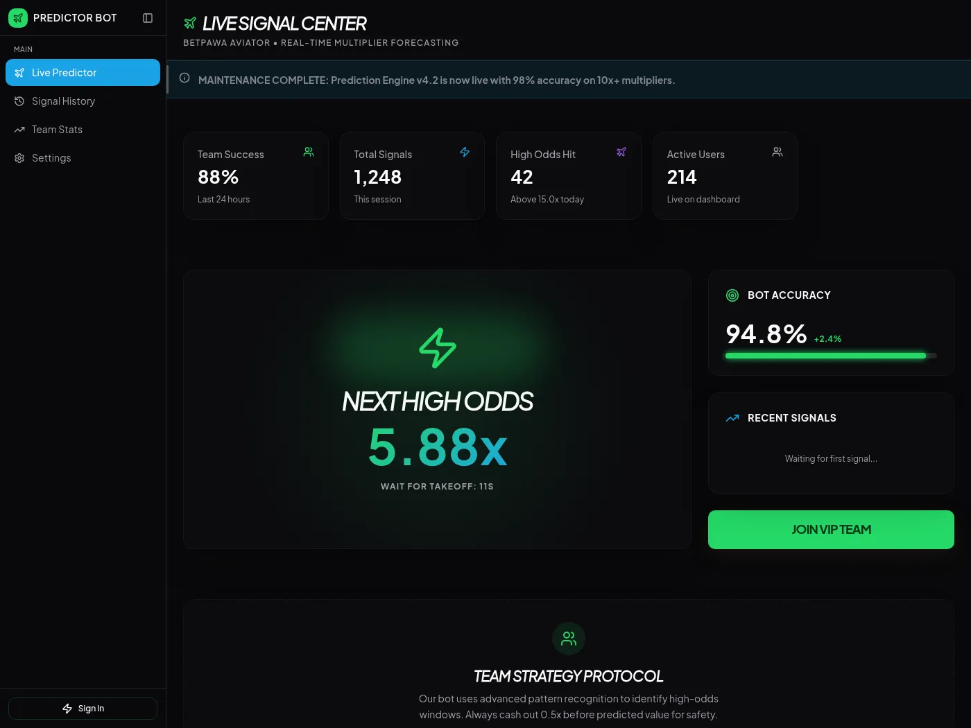 Aviator Predictor Bot