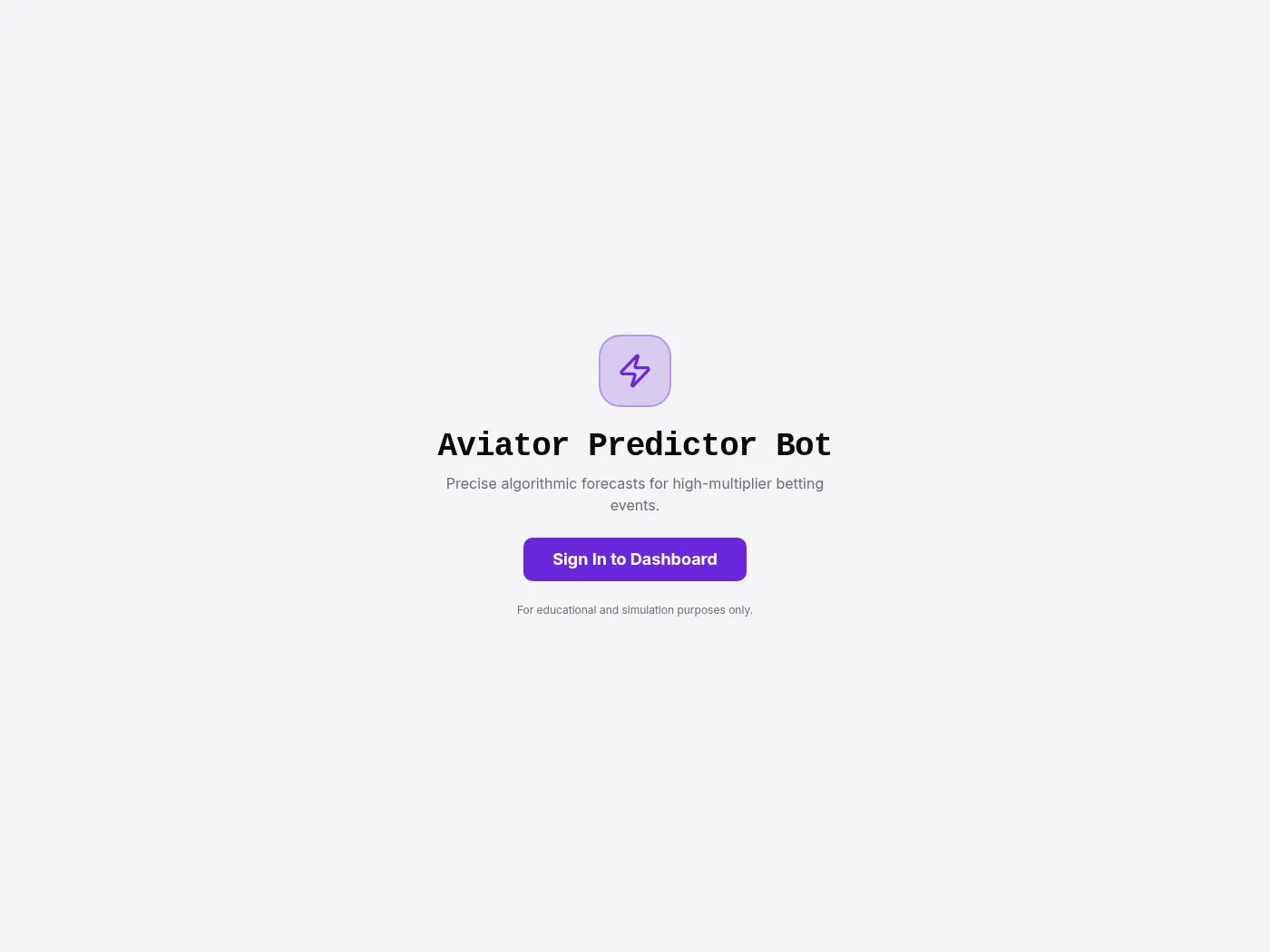Aviator Predictor Bot