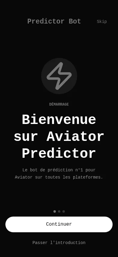 Aviator Predictor Bot