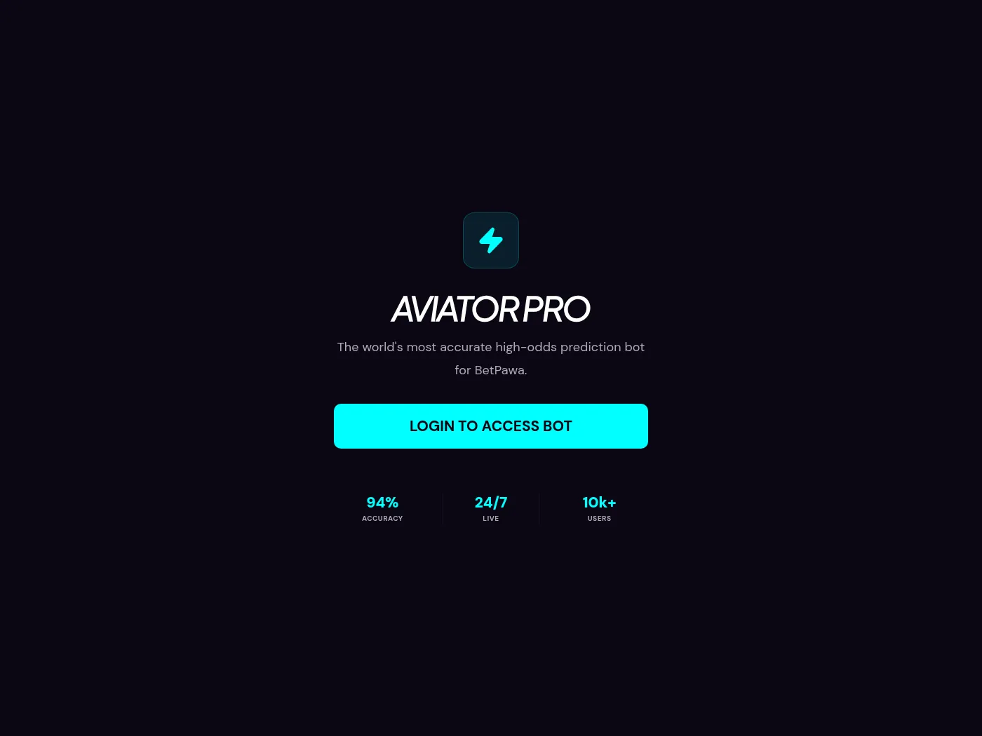 Aviator Predictor Bot