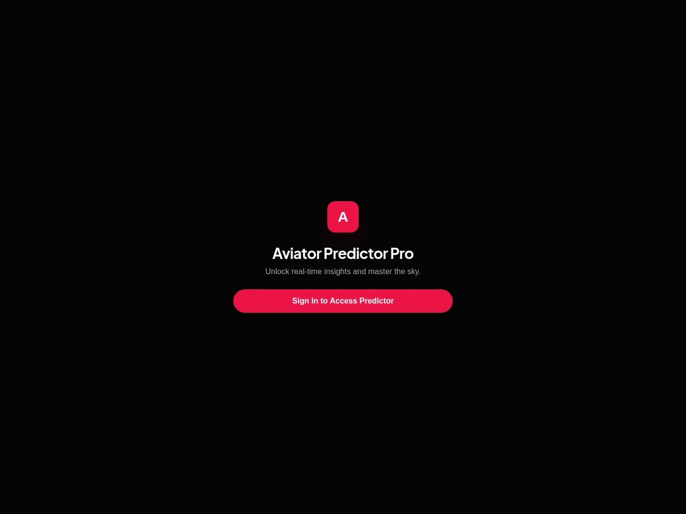 Aviator Predictor