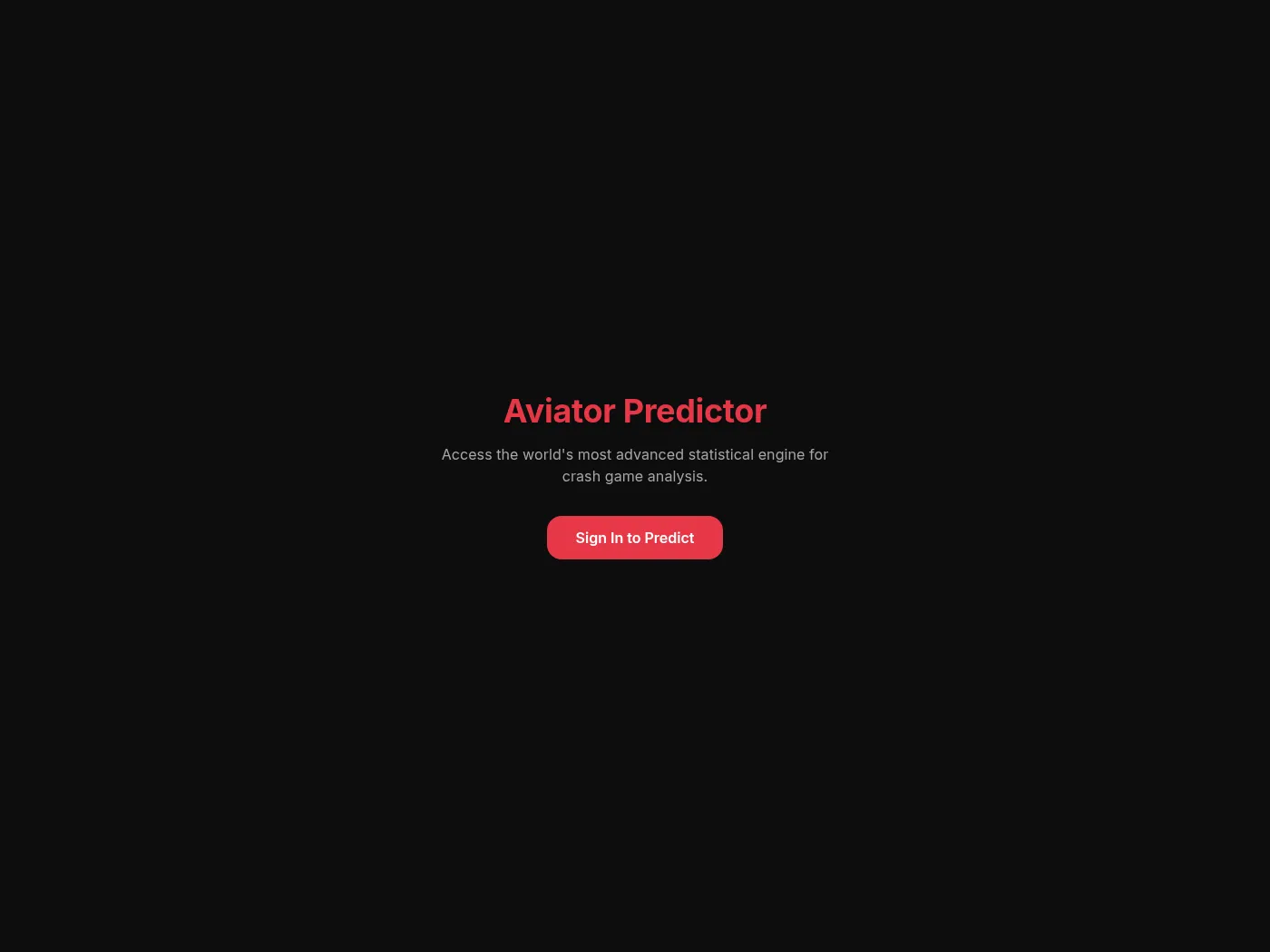 Aviator Predictor