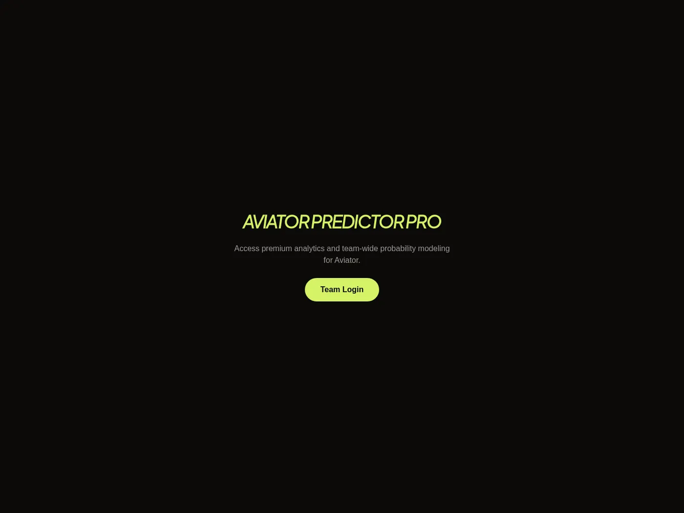 Aviator Predictor Pro