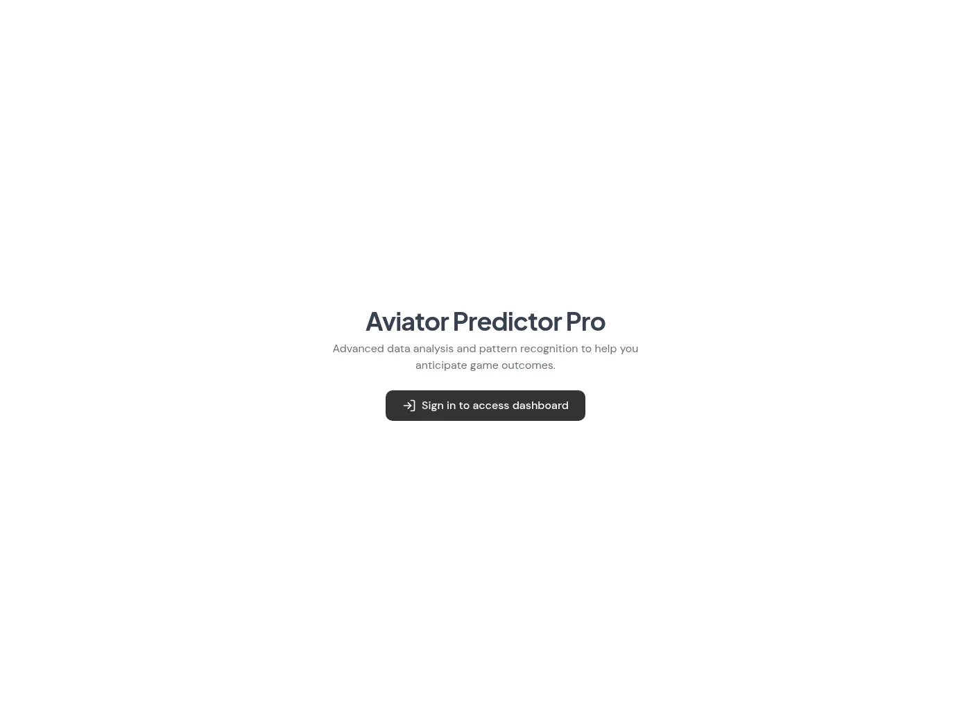 Aviator Predictor Pro