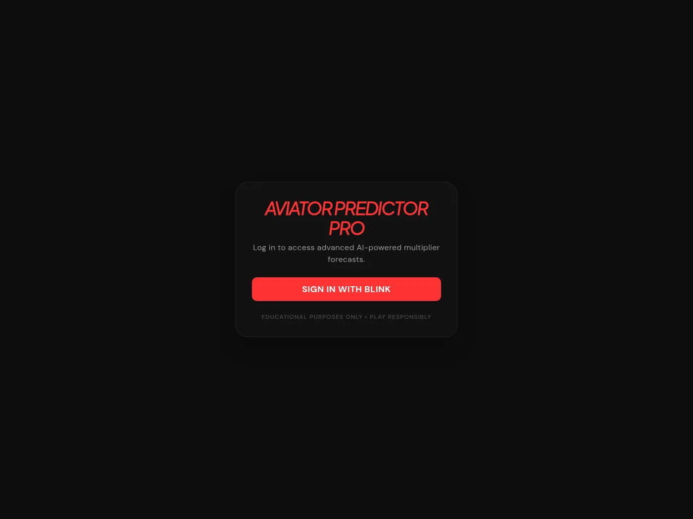 Aviator Predictor Pro